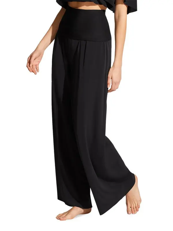 ERES Dao Jersey Wide-leg Pants - Noir
