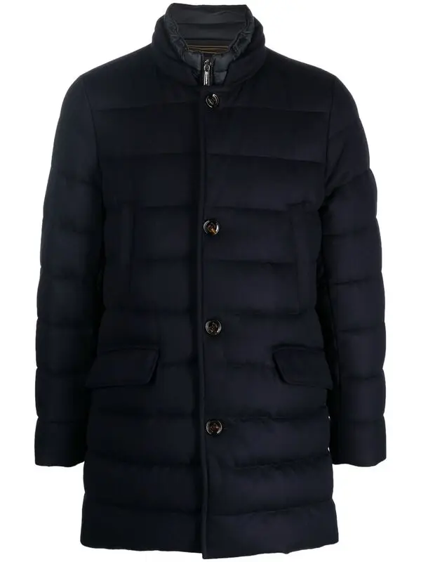 MOORER Padded Zip-up Coat