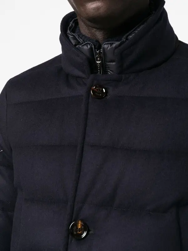 MOORER Padded Zip-up Coat
