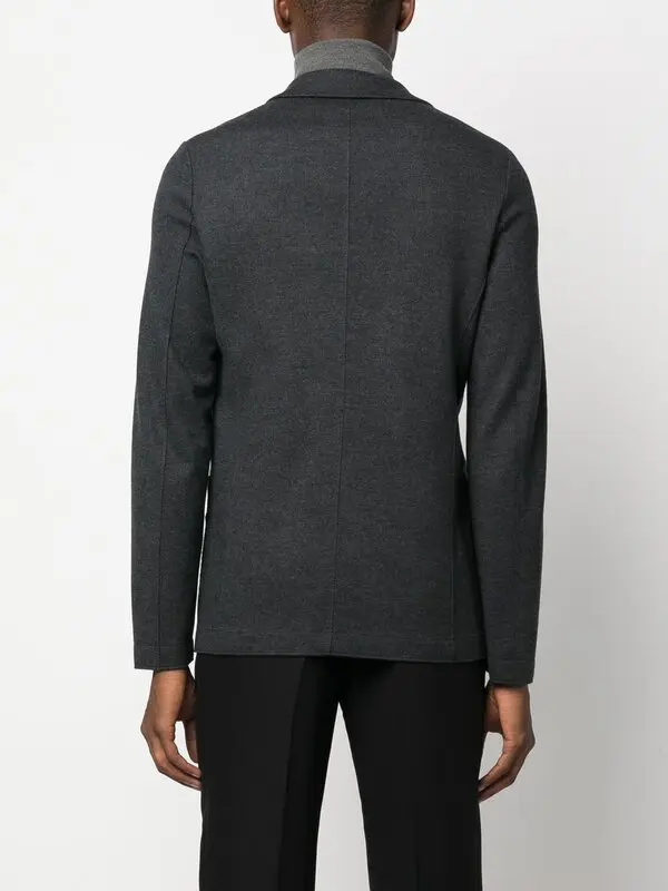 Harris Wharf London Virgin Wool Single-breasted Blazer