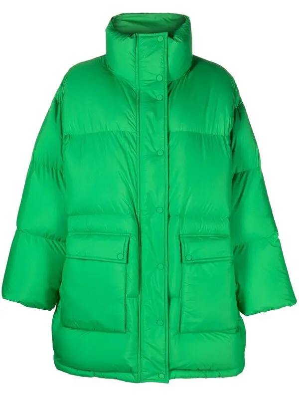 STAND STUDIO Mid-length Edna Coat - Green