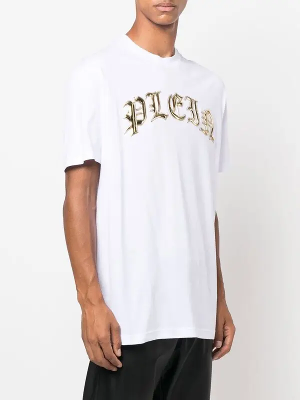 Philipp Plein Logo-appliqué Cotton T-shirt