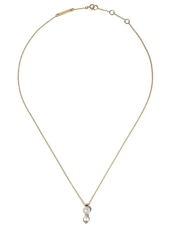 Delfina Delettrez 18kt Two In One Diamond Necklace - Gold