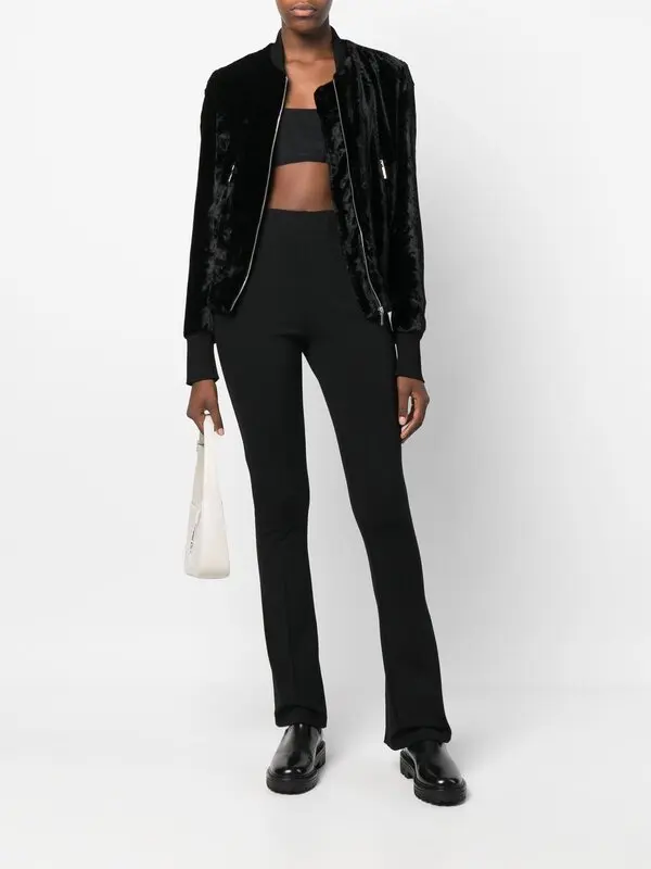SAPIO Velvet Bomber Jacket