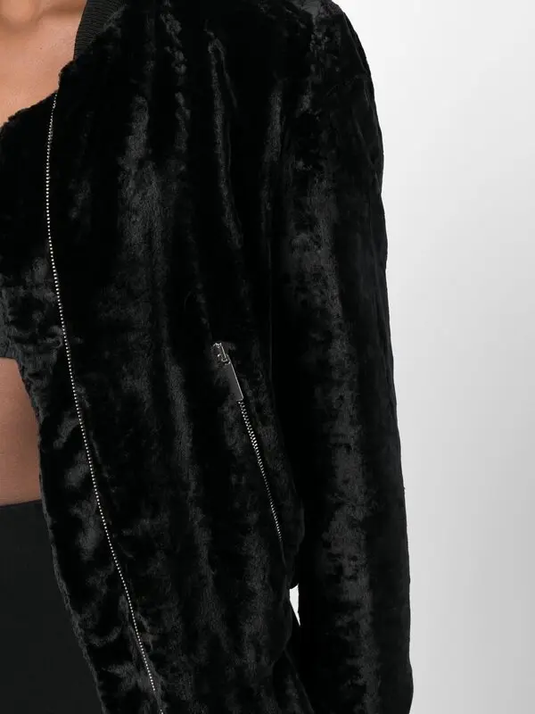 SAPIO Velvet Bomber Jacket