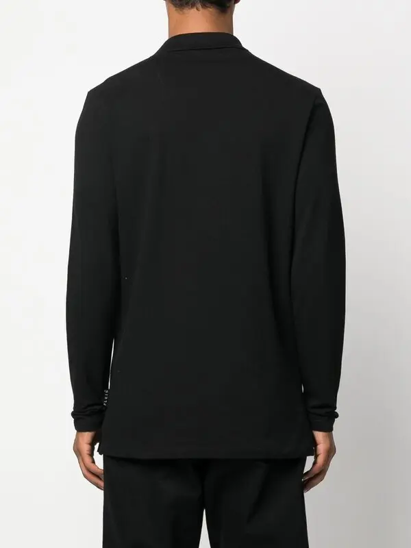 Philipp Plein Logo-plaque Polo Shirt - Black