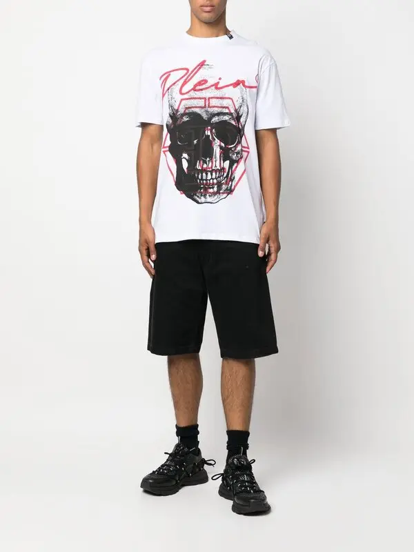 Philipp Plein Graphic-print Ss Skull T-shirt