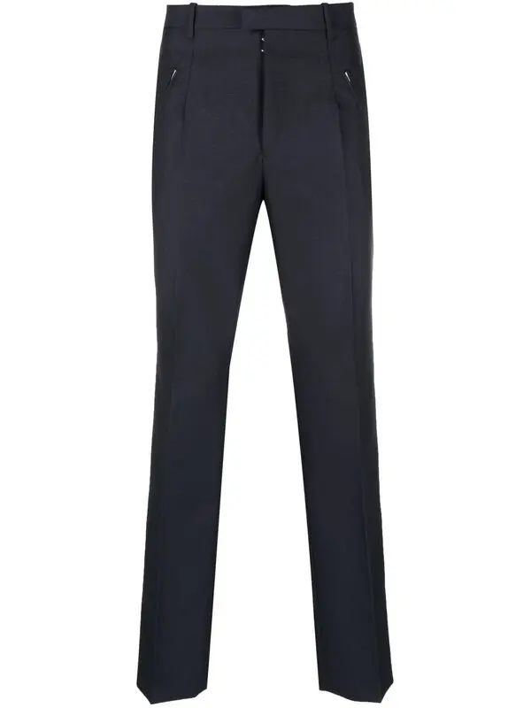 MAISON MARGIELA Straight-leg Tailored Trousers - Blue