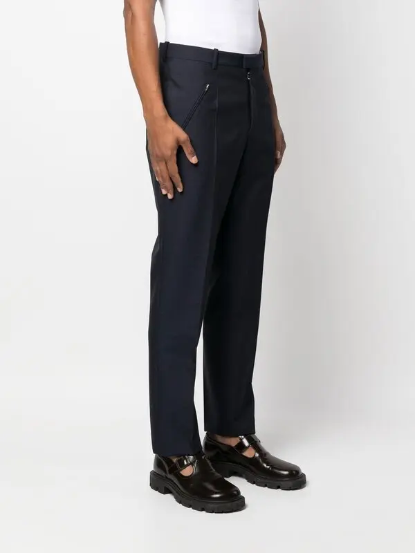 MAISON MARGIELA Straight-leg Tailored Trousers - Blue