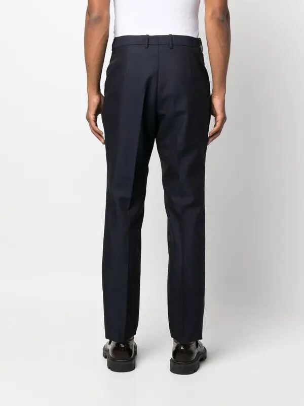 MAISON MARGIELA Straight-leg Tailored Trousers - Blue