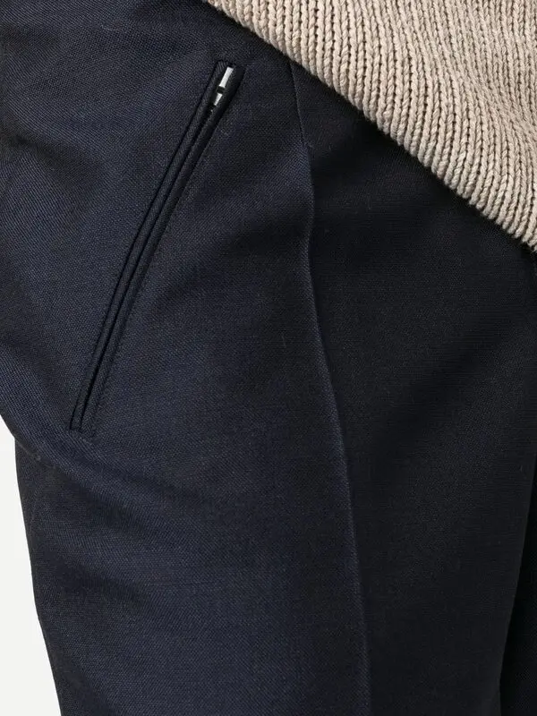 MAISON MARGIELA Straight-leg Tailored Trousers - Blue