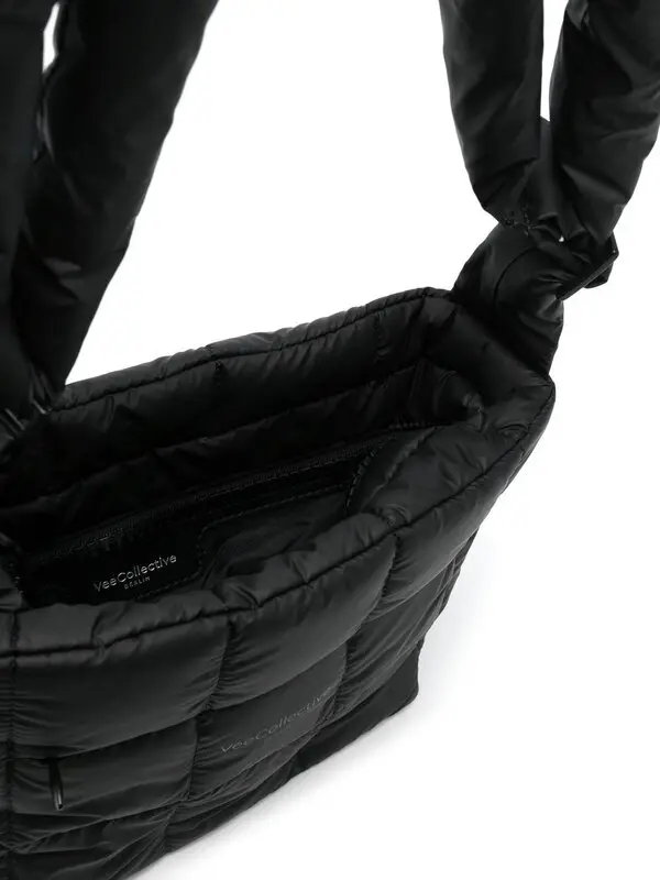 VEECOLLECTIVE Padded Crossbody Bag - Black
