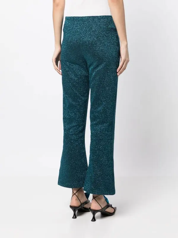 Mihara Yasuhiro Metallic Flared Trousers