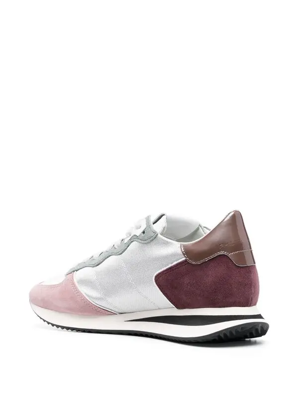 Philippe Model Logo Patch Low-top Sneakers - Grey