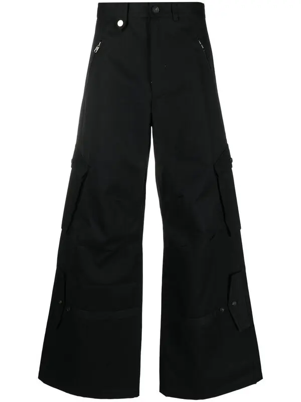 EGONLAB Wide-leg Cargo Trousers