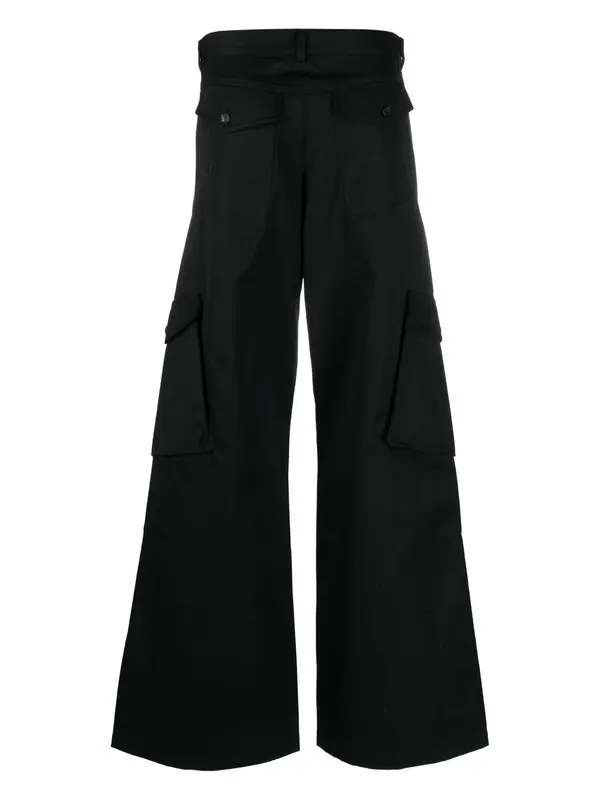 EGONLAB Wide-leg Cargo Trousers