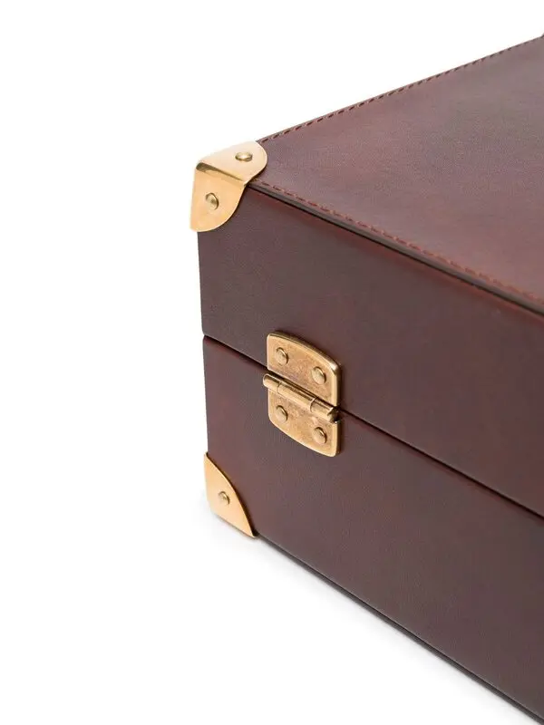 Brunello Cucinelli 8-piece Leather Watch Box