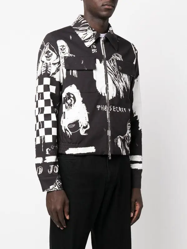 Amiri Graphic-print Shirt Jacket