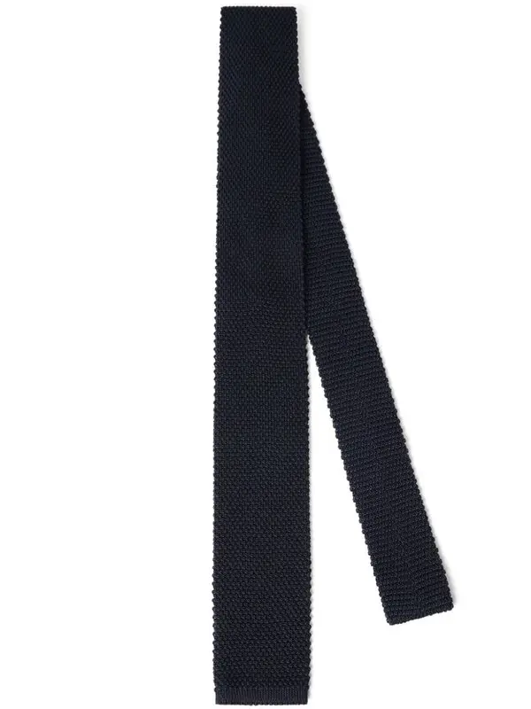 Brunello Cucinelli Fine-knit Tie - Blue