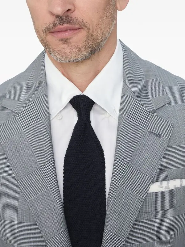 Brunello Cucinelli Fine-knit Tie - Blue