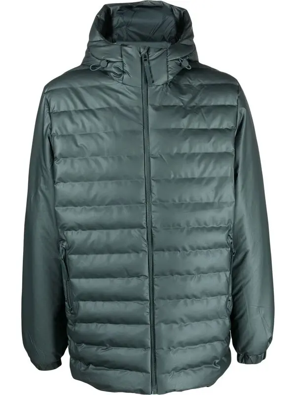 Rains Hooded Padded Puffer Jacket