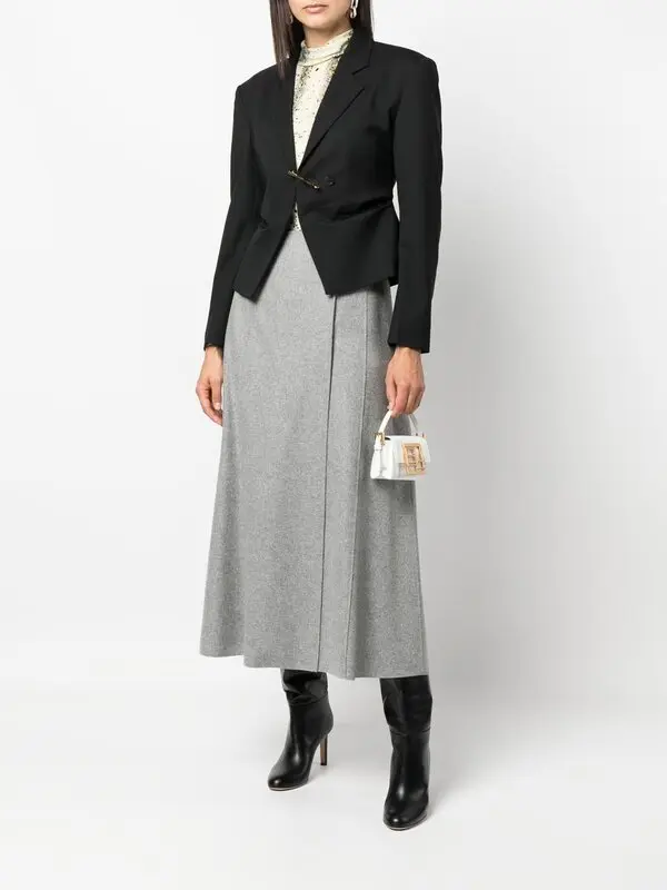 Alberta Ferretti A-line Midi Skirt