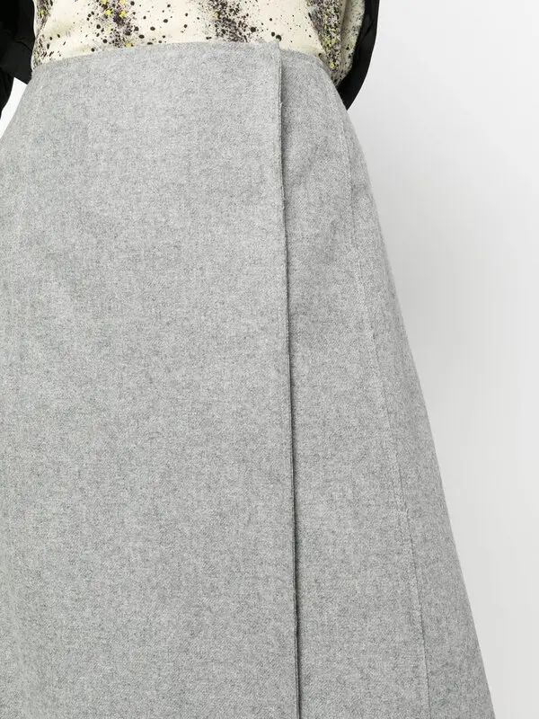 Alberta Ferretti A-line Midi Skirt