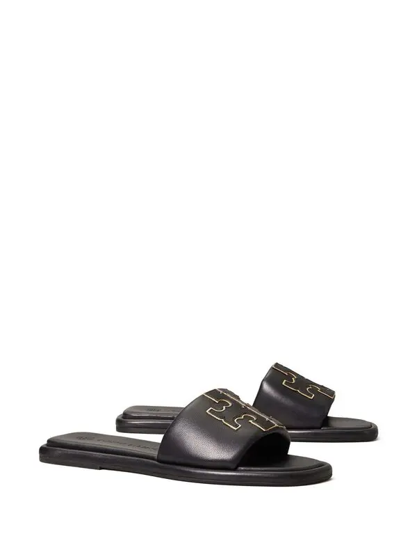 Tory Burch Double T Sport Slides