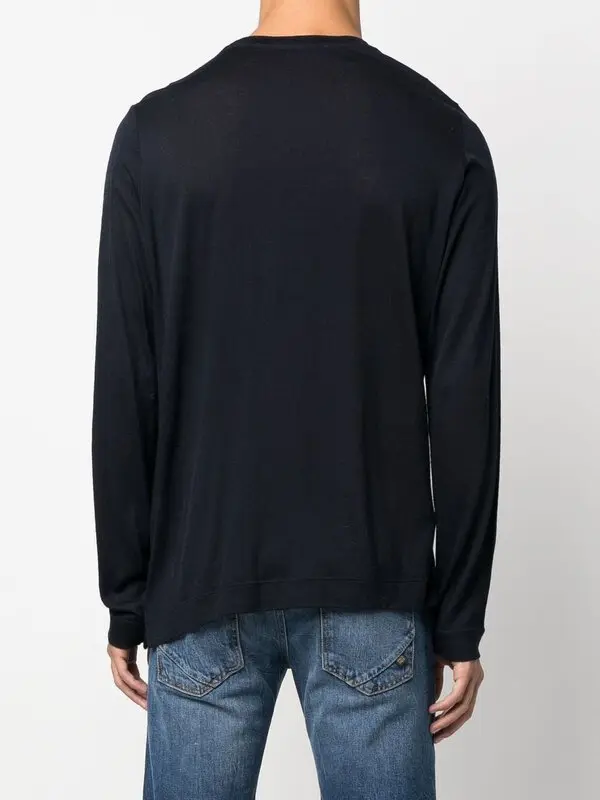 ZANONE Crew-neck Virgin Wool T-shirt