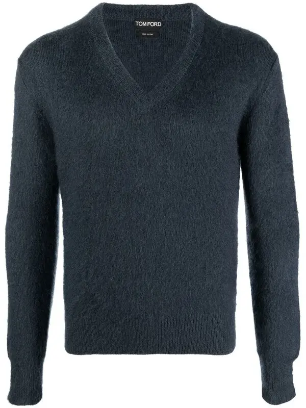 TOM FORD V-neck Knitted Jumper