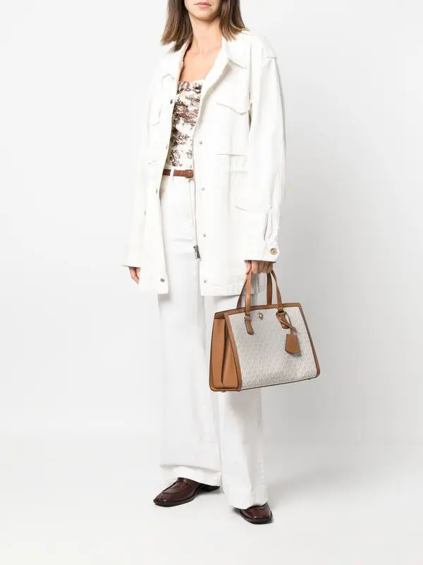 Michael Kors Chantal Logo Tote Bag - Neutrals