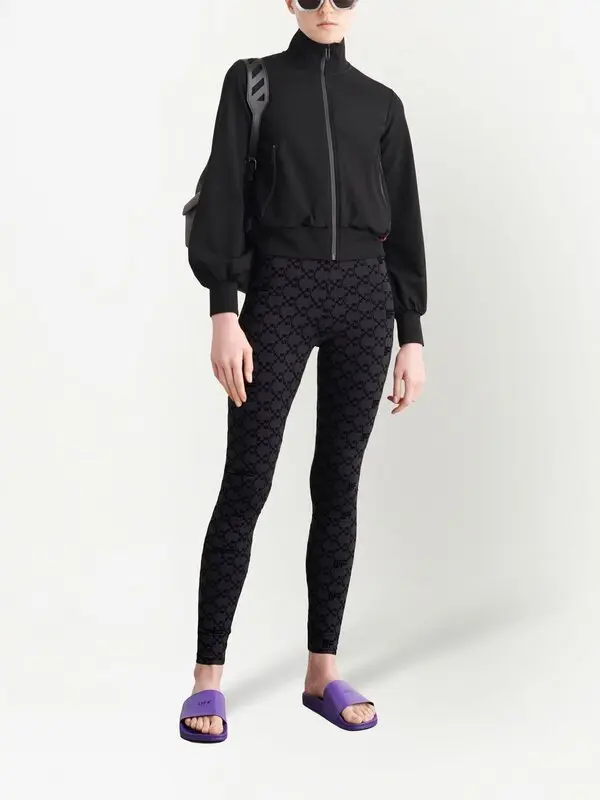 Off-White Flock Monogram Performance Leggings