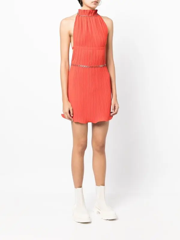 DION LEE Fitted Halterneck Dress