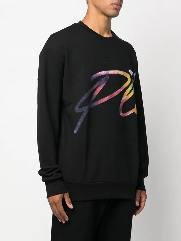 Philipp Plein Signature Logo-print Sweatshirt - Black