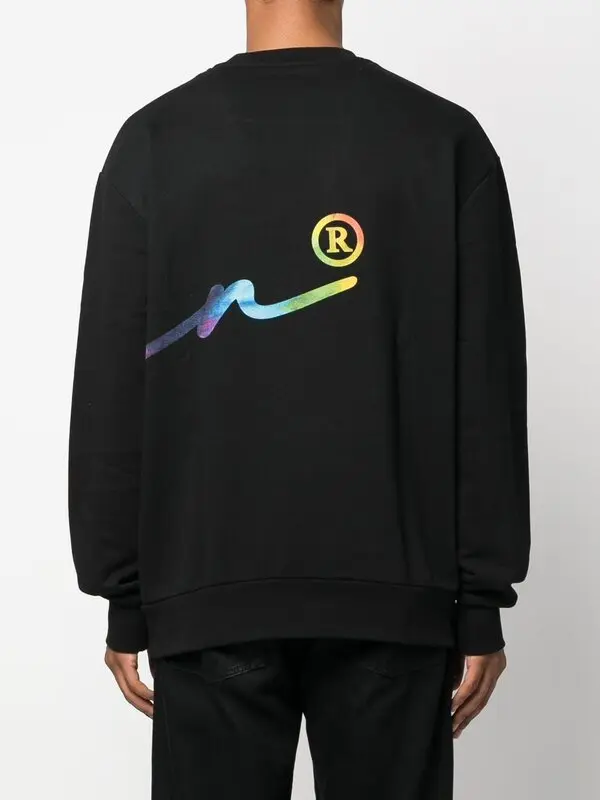 Philipp Plein Signature Logo-print Sweatshirt - Black