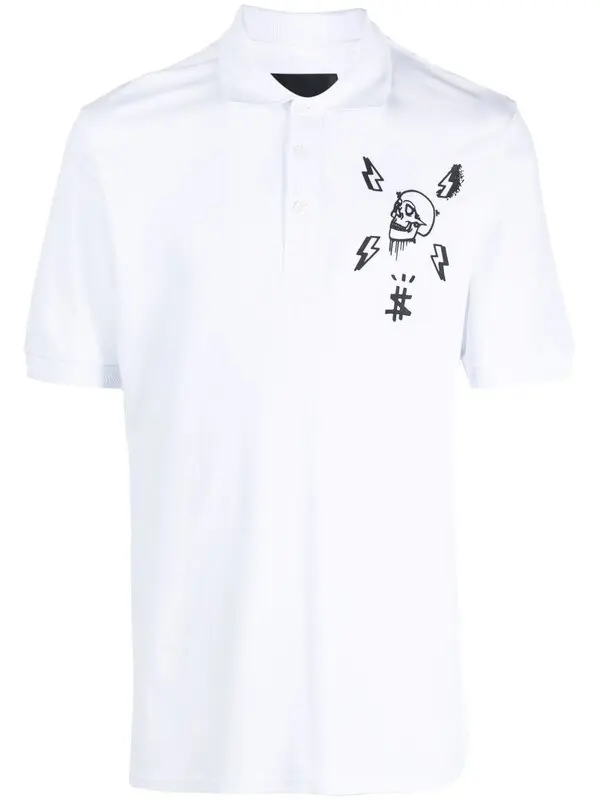 Philipp Plein Skull-print Polo Shirt