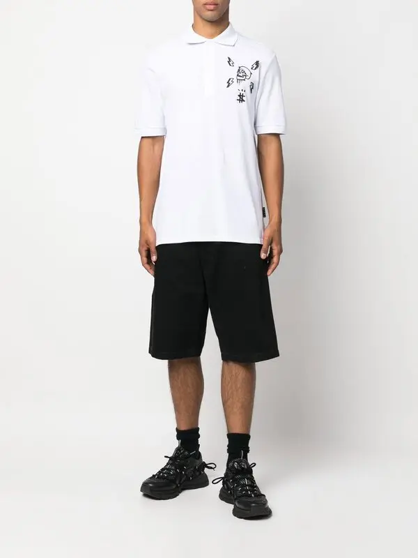 Philipp Plein Skull-print Polo Shirt