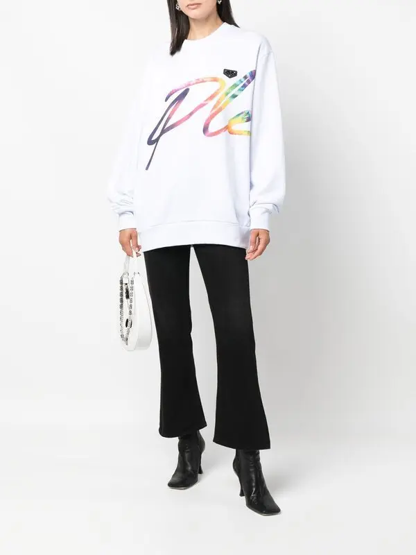 Philipp Plein Logo-print Sweatshirt - White
