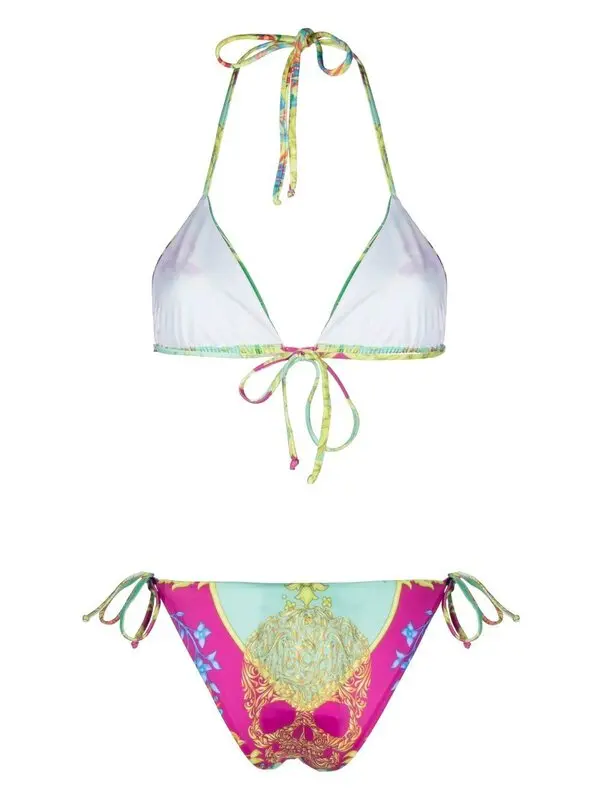 Philipp Plein Baroque-print Bikini