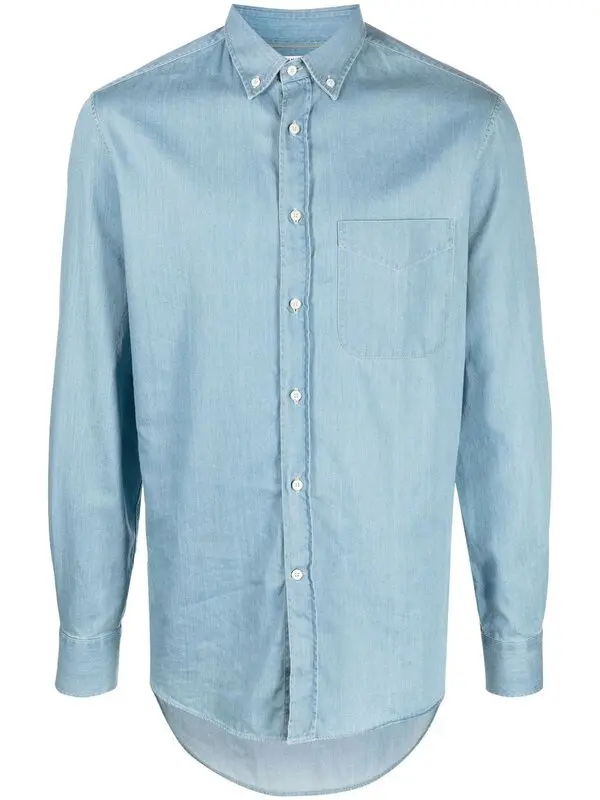 Brunello Cucinelli Long-sleeve Cotton Shirt