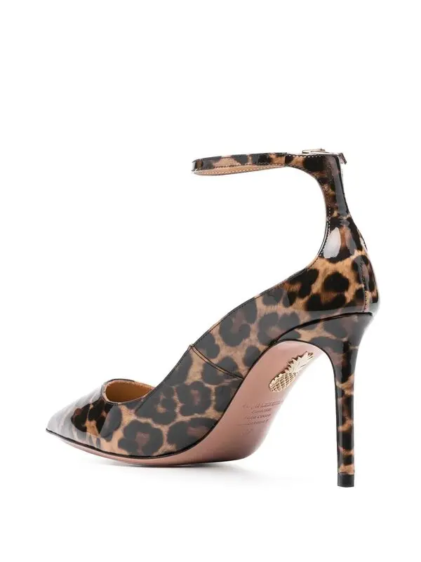 AQUAZZURA Leopard-print Mid-heel Pumps