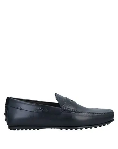 TOD'S Leather Driving Loafers - Blue