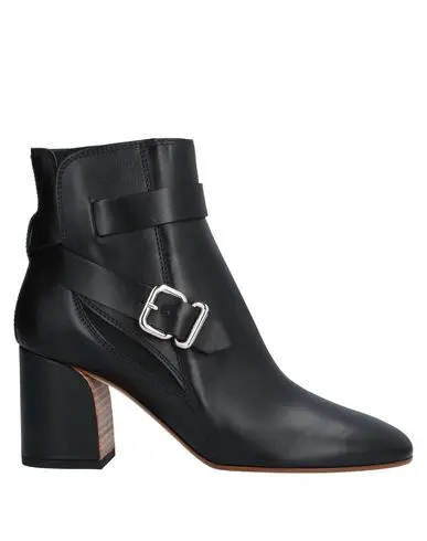 TOD'S Leather Ankle Boots - Black