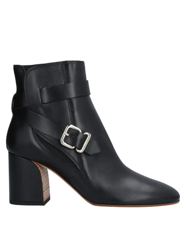 TOD'S Leather Ankle Boots - Black