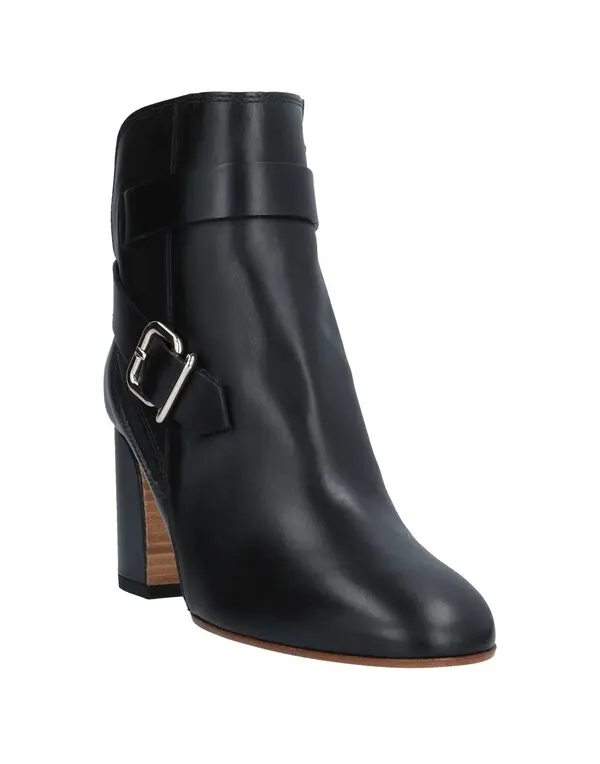 TOD'S Leather Ankle Boots - Black