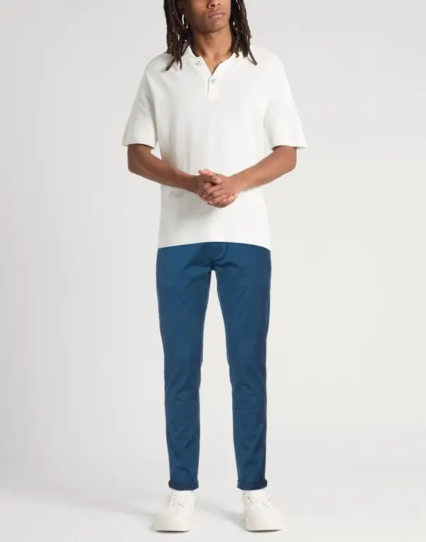 HARMONT & BLAINE Pants Size Cotton, Elastane - Navy