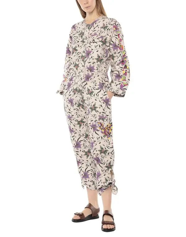 Isabel Marant Floral-print Woven Jumpsuit - Light Pink