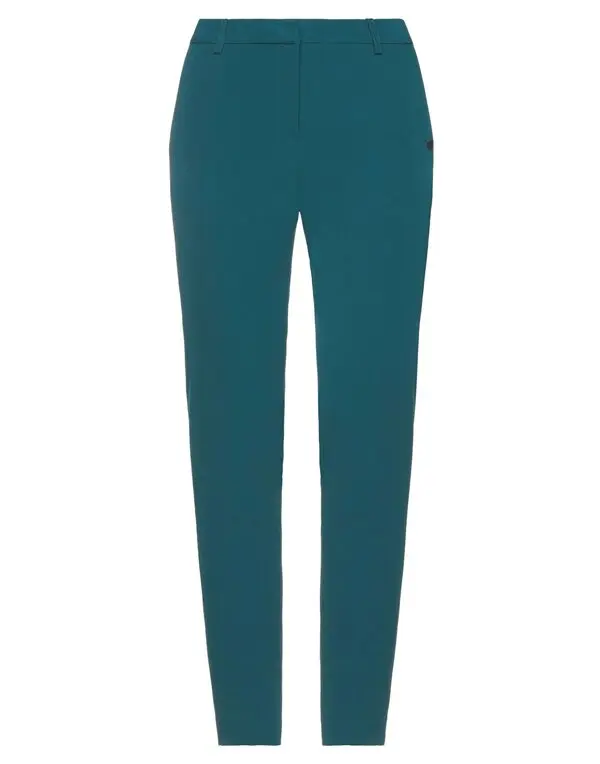 EMMA & GAIA Tapered Crepe Trousers - Deep Jade