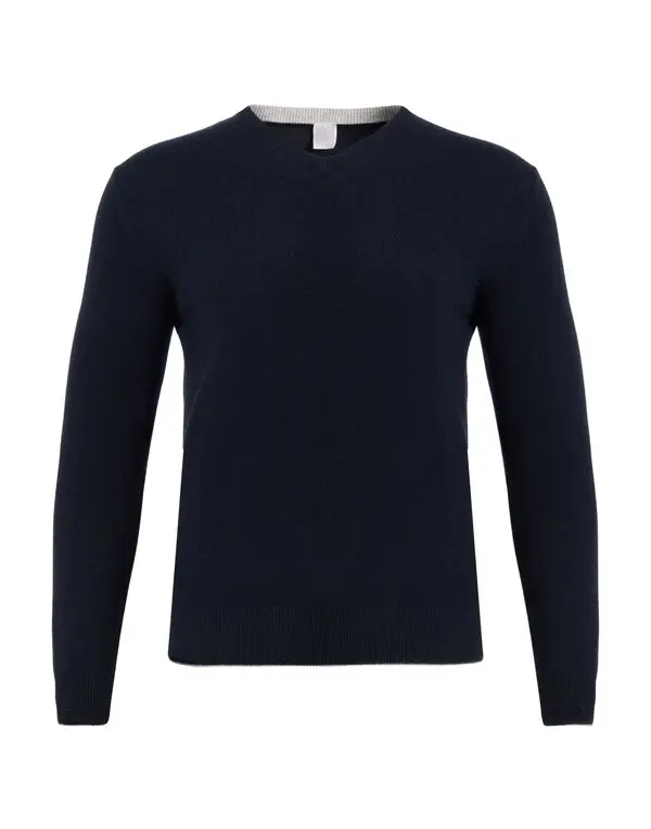 Eleventy Cashmere V-neck Sweater - Blue