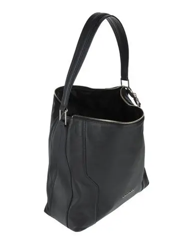 PIQUADRO Leather Shoulder Bag - Black